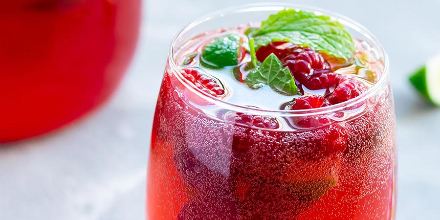 Raspberry Lime Spritzer Recipe | Zero Calorie Sweetener & Sugar ...