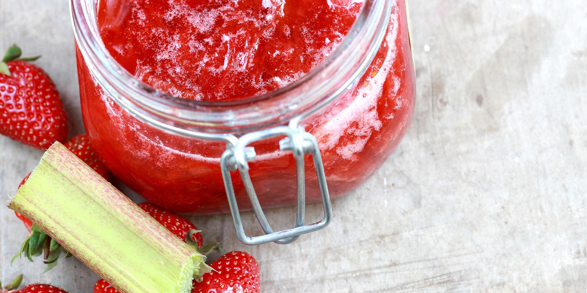 Strawberry Rhubarb Jam Recipe | Zero Calorie Sweetener & Sugar ...