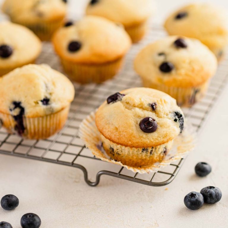 Blueberry Peach Muffins Recipe | Zero Calorie Sweetener & Sugar ...