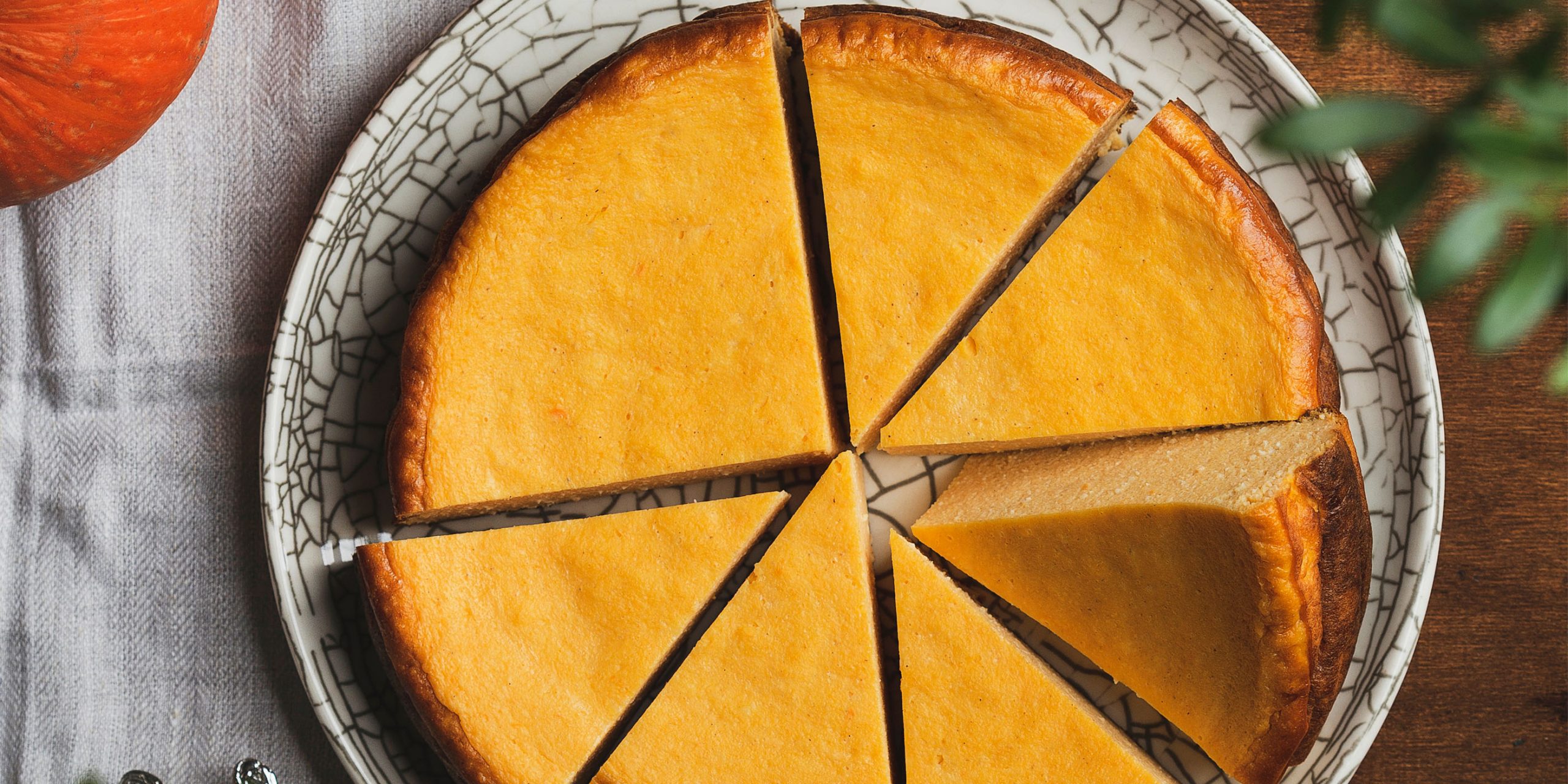 Pumpkin-Maple Crustless Cheesecake Recipe | No Calorie Sweetener ...