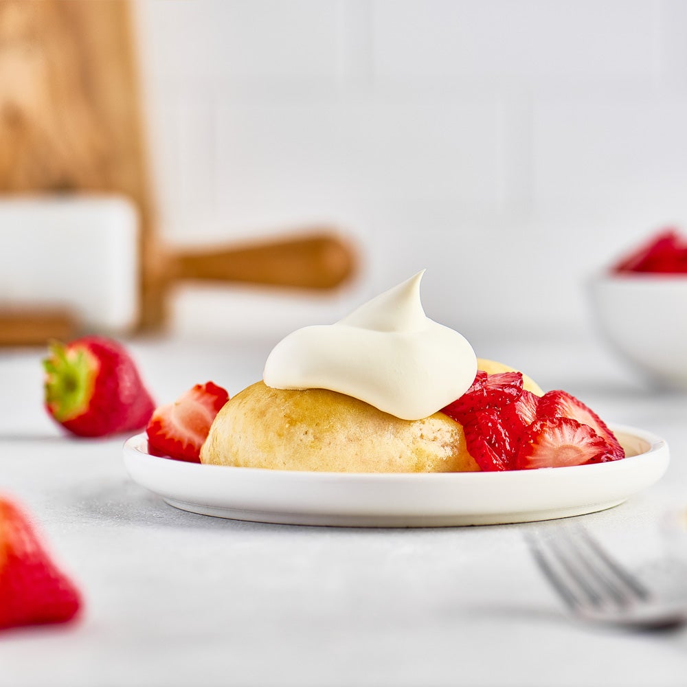 Simple Strawberry Shortcake Recipe | Zero Calorie Sweetener & Sugar ...