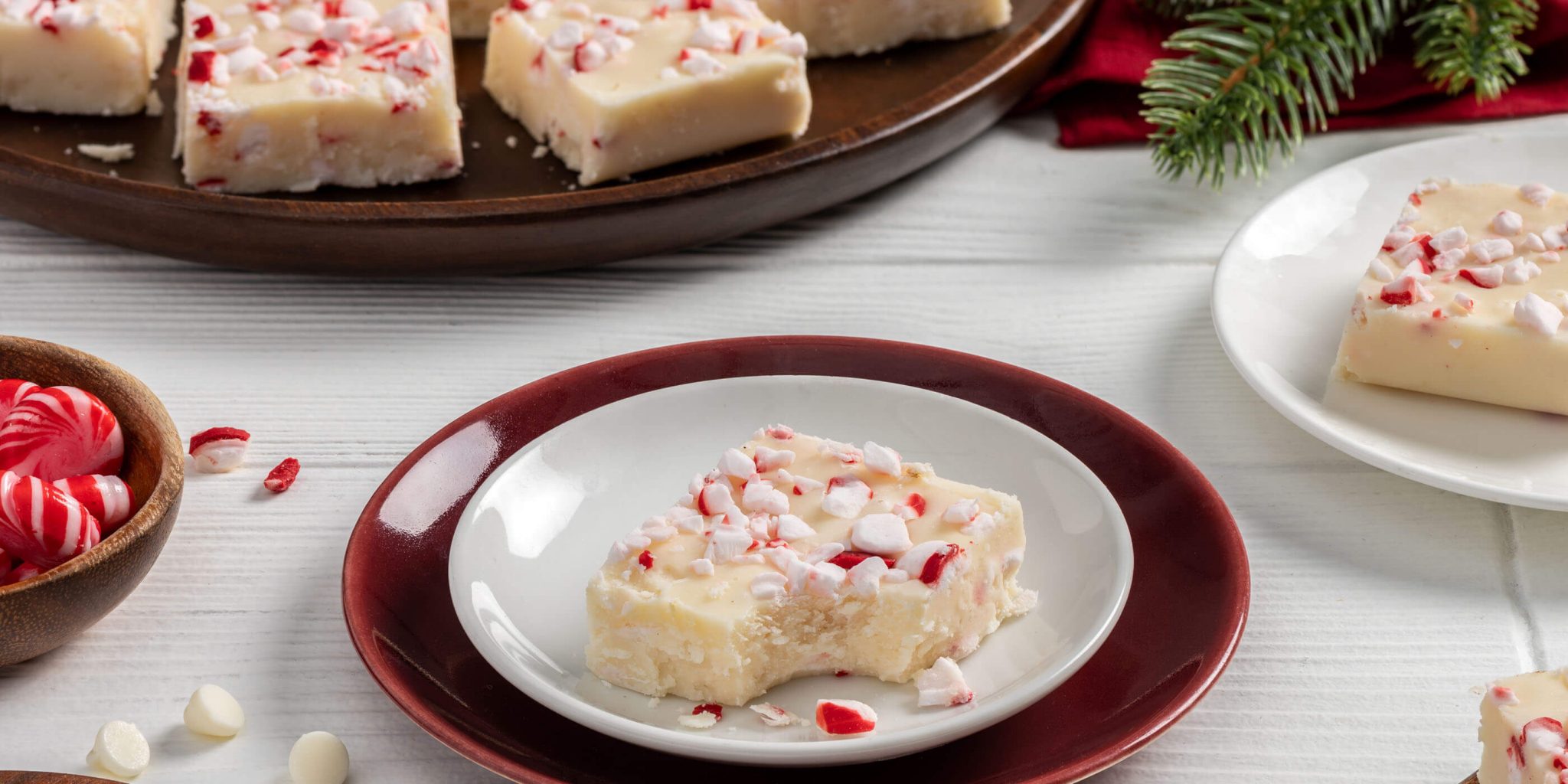 Peppermint White Chocolate Fudge - Splenda®