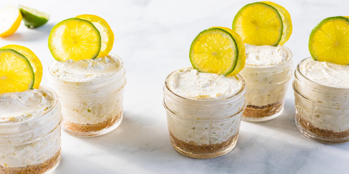 Lemon Lime No-Bake Mini Cheesecakes - Splenda®