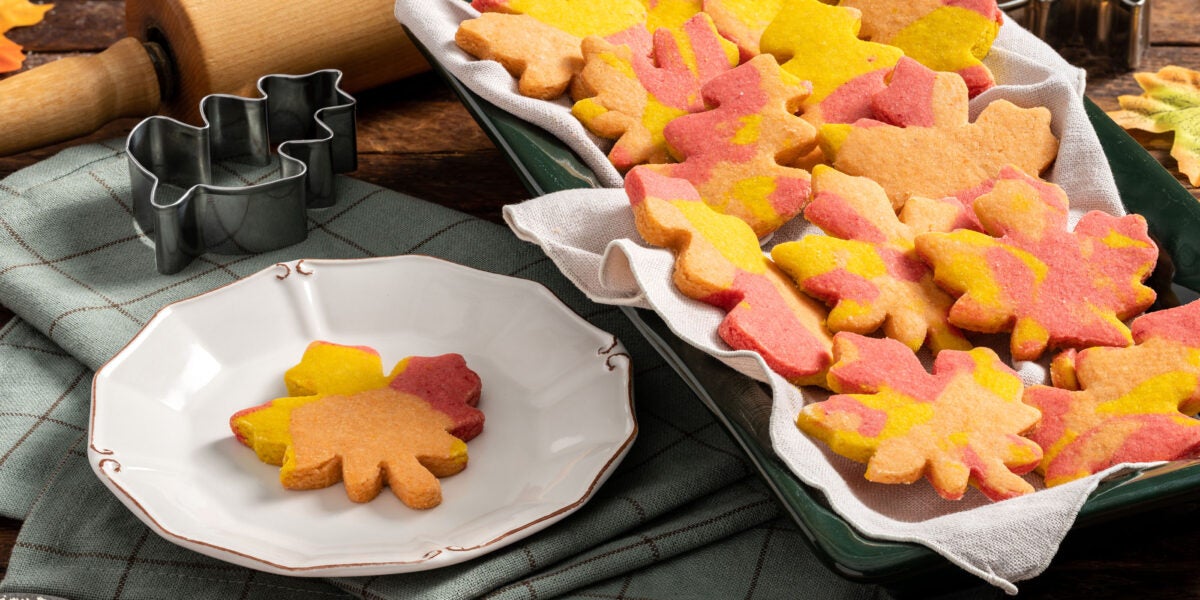 Autumn Leaf Cookies - Splenda®