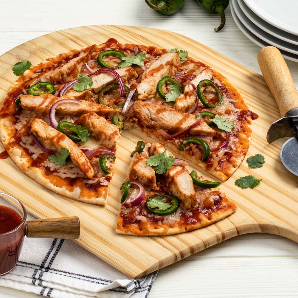 Pizza con pollo asado a la parrilla - Splenda®