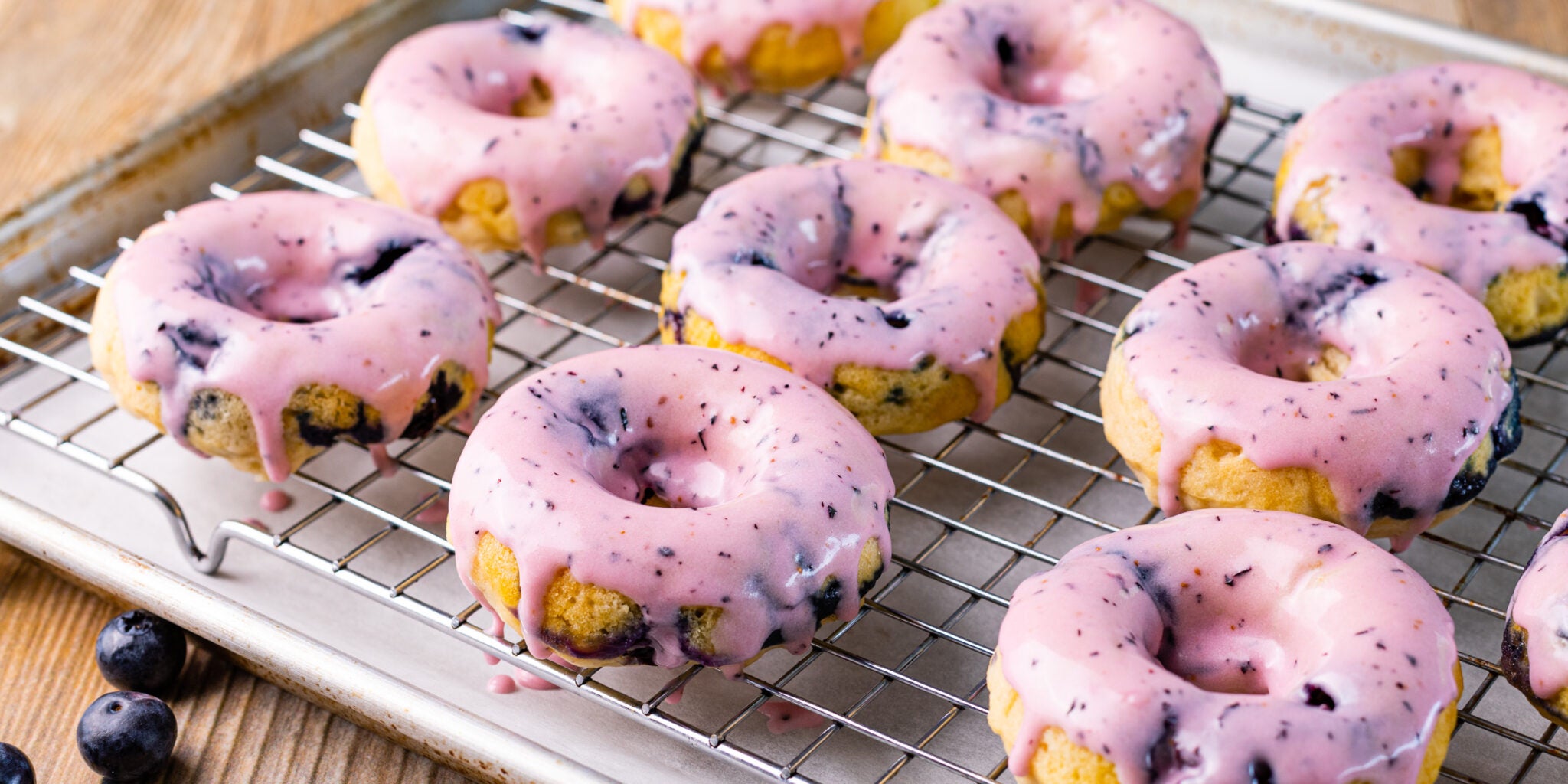 Vegan Blueberry Donuts - Splenda®