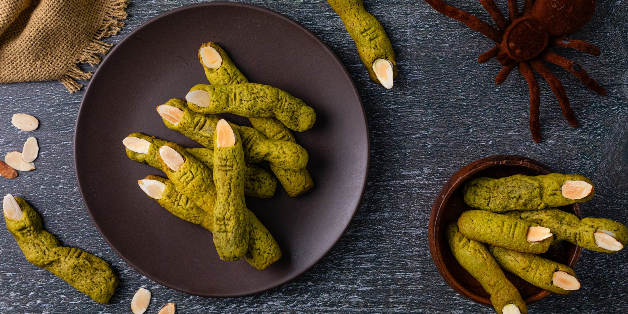 Matcha Witch Finger Cookies - Splenda®