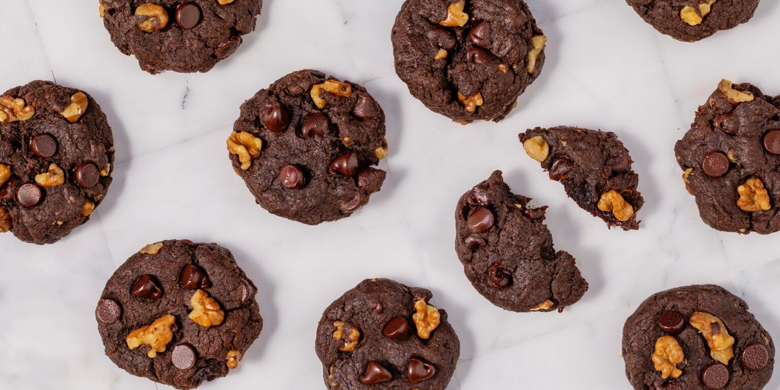 Double Chocolate Walnut Cookies - Splenda®