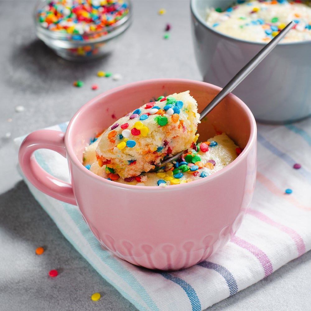 25th Birthday Confetti Mug Cake - Splenda®
