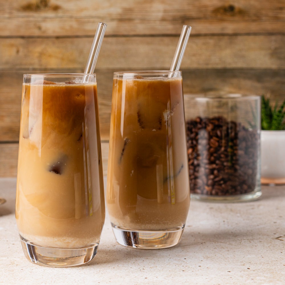 Café helado con proteína de vainilla - Splenda®