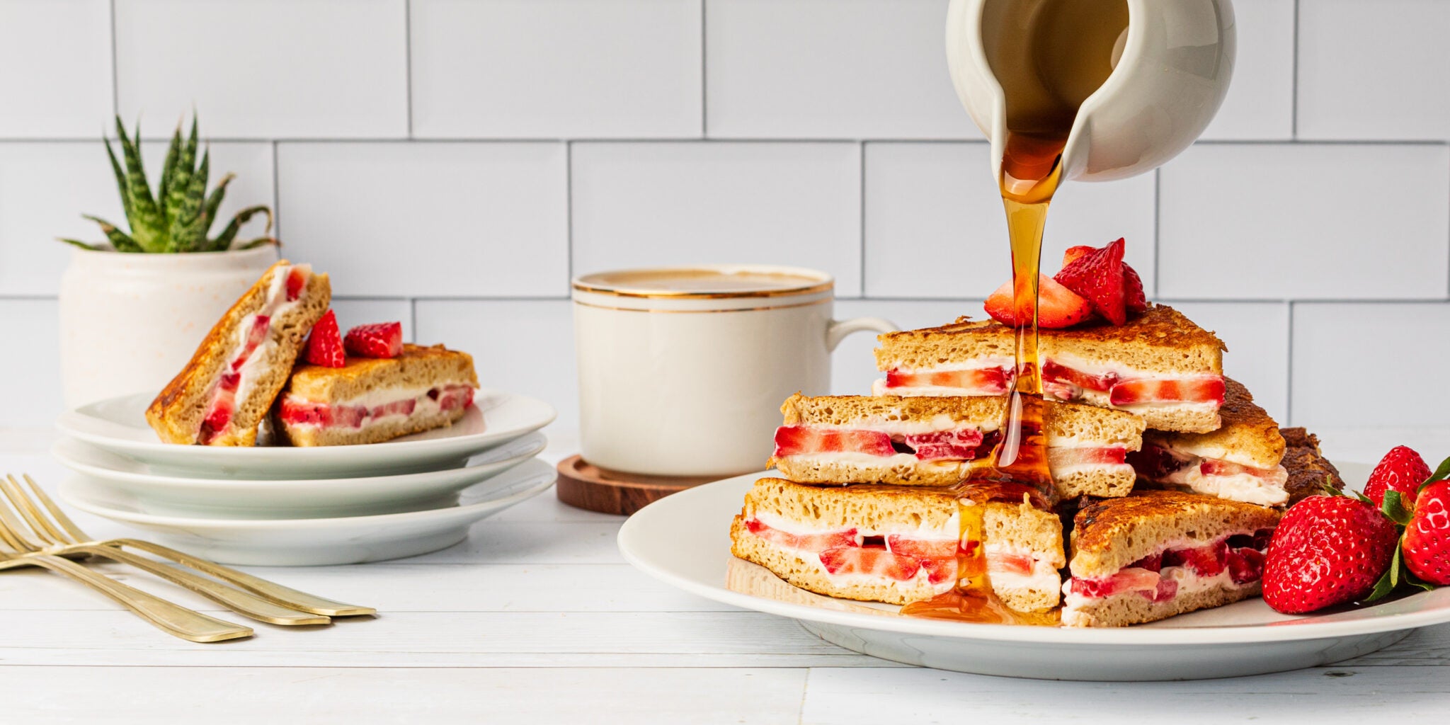 Strawberry Stuffed French Toast - Splenda®