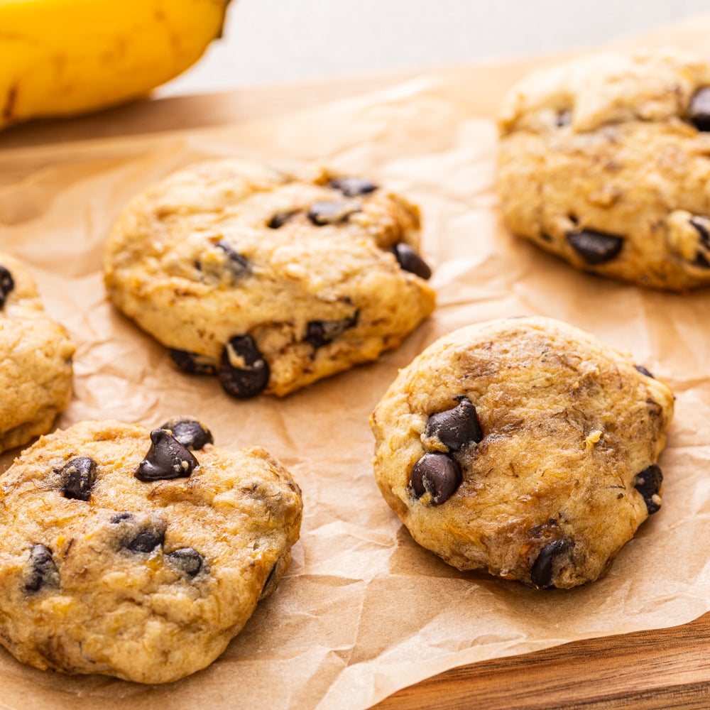 Galletas de pan de banana con copos de chocolate - Splenda®