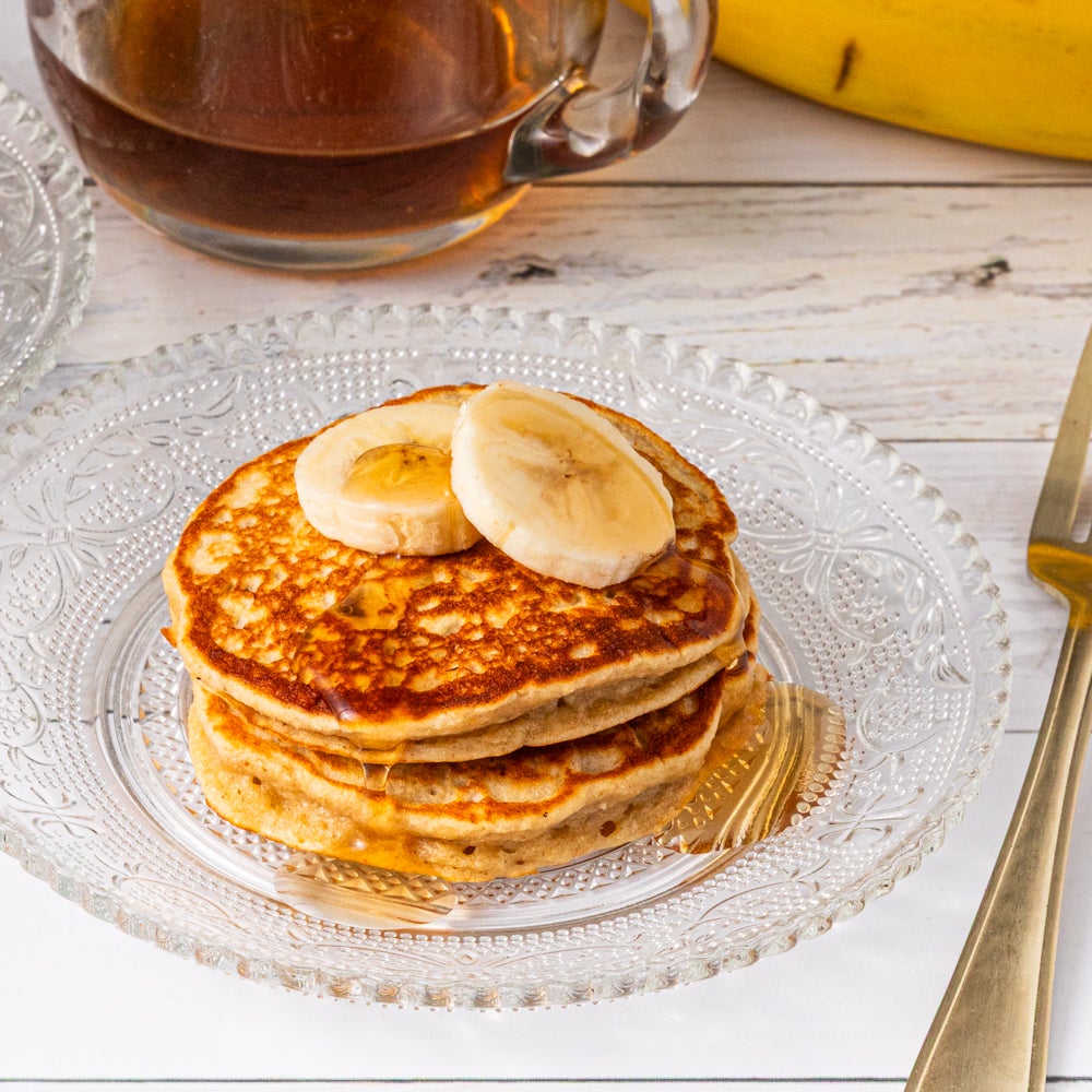 Panqueques de trigo integral y banana - Splenda®